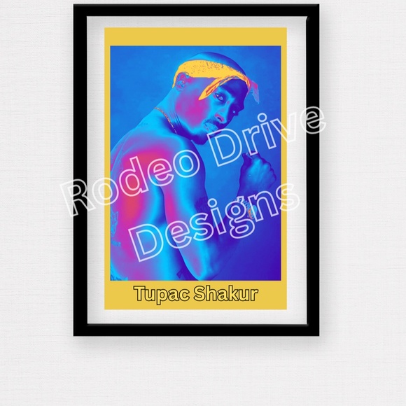 Rodeo Drive Designs | Art | Tupac Shakur Poster 1 X 17 2pac Art Rap ...